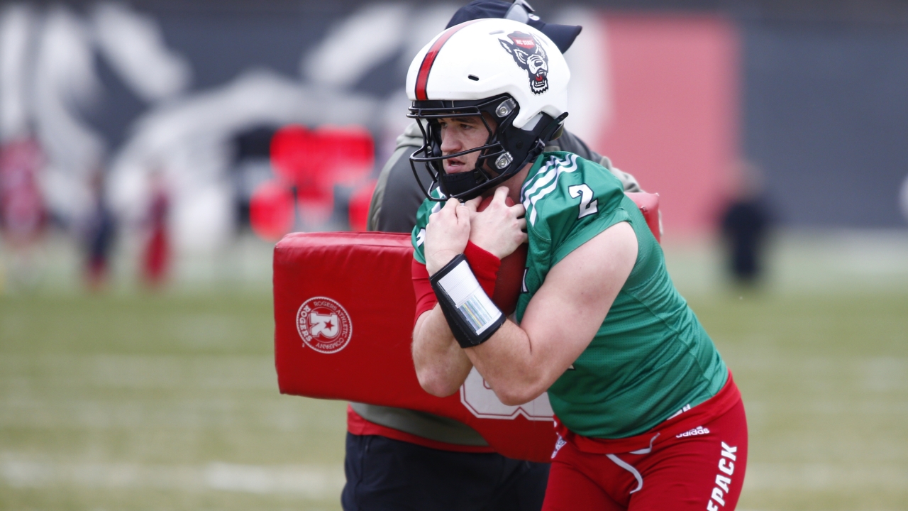NC State QB Grayson McCall Talks Spring Practice, Wide Receivers ...