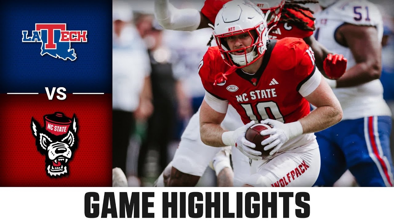 GAME HIGHLIGHTS: NC State's 30-20 Win Over Louisiana Tech | Inside Pack ...