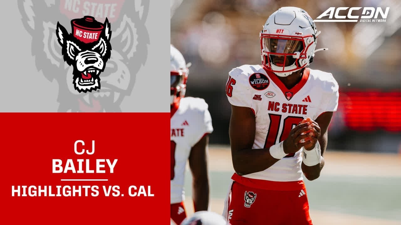 WATCH: True Freshman QB CJ Bailey Leads Comeback Win For NC State ...