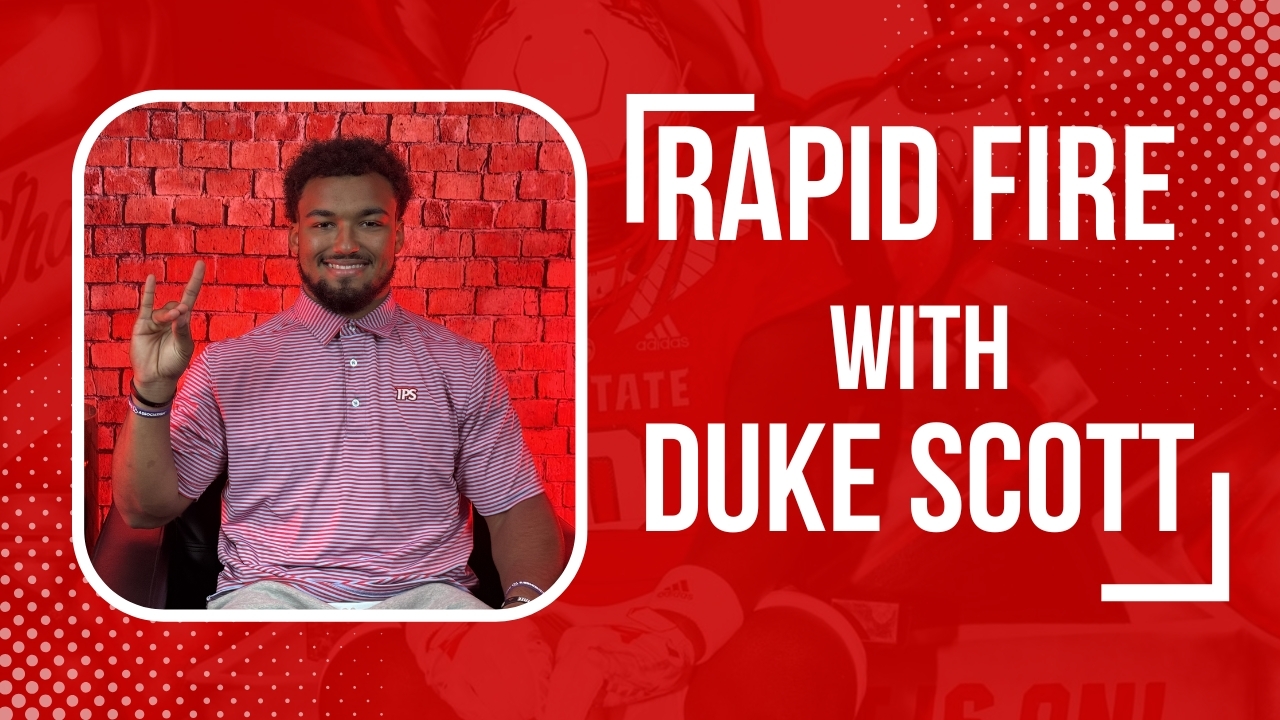 2 Minutes with NC State RB Duke Scott | Rapid Fire Q&A | Inside Pack Sports