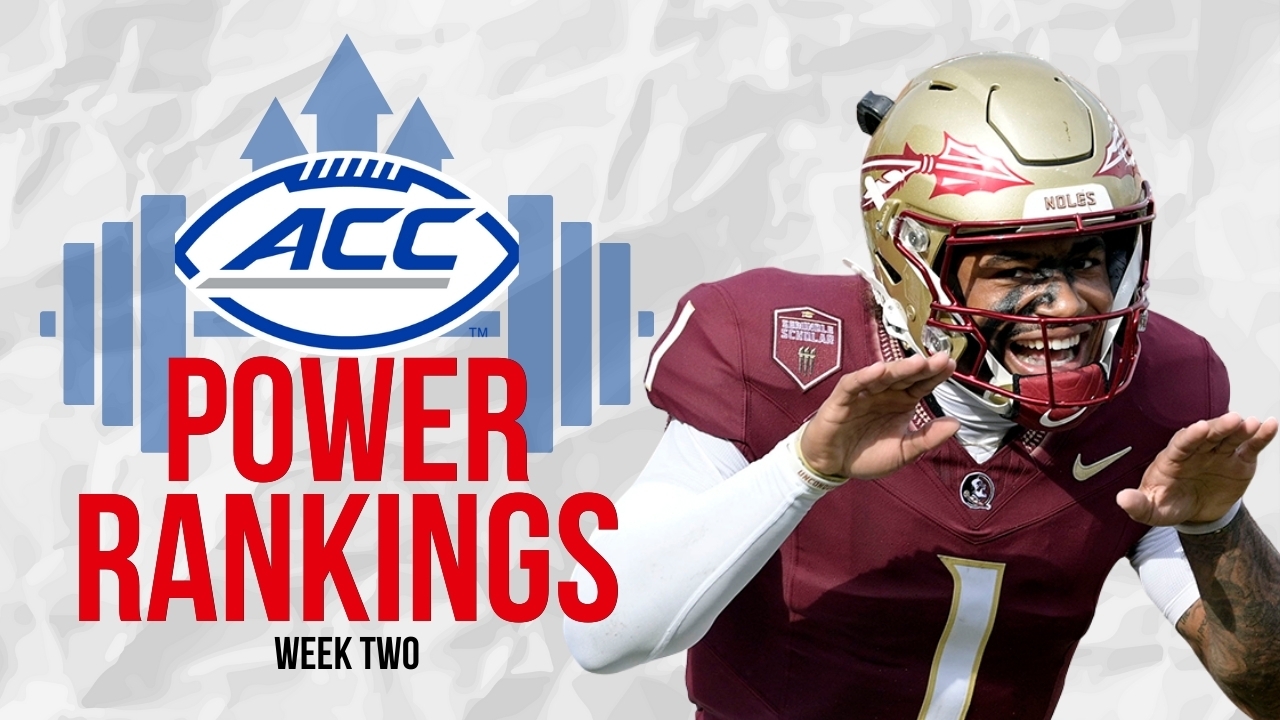 ACC Power Rankings Week 2: Miami’s Statement, FSU’s Shocker, and UNC’s ...