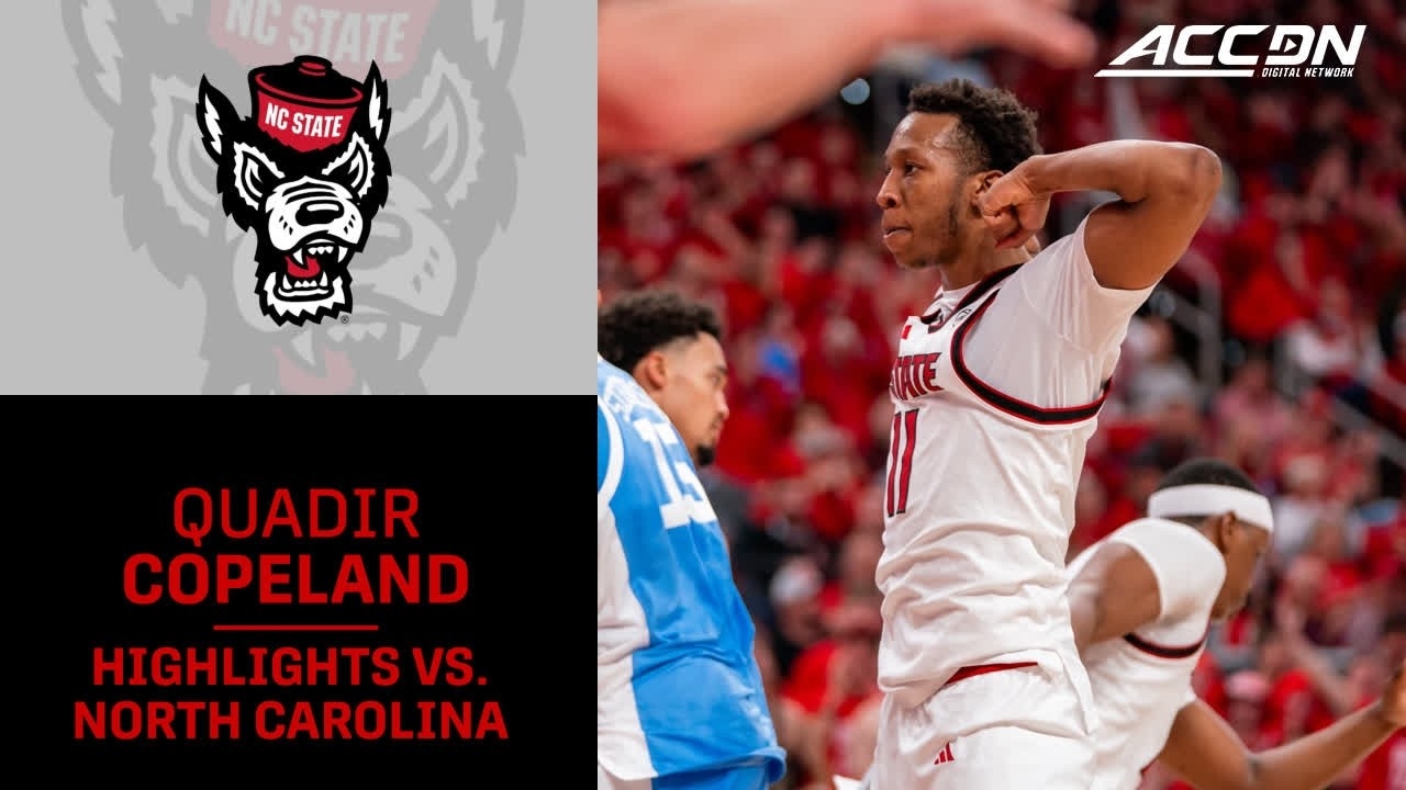 WATCH: NC State Guard Quadir Copeland Shines In UNC Win | Inside Pack ...
